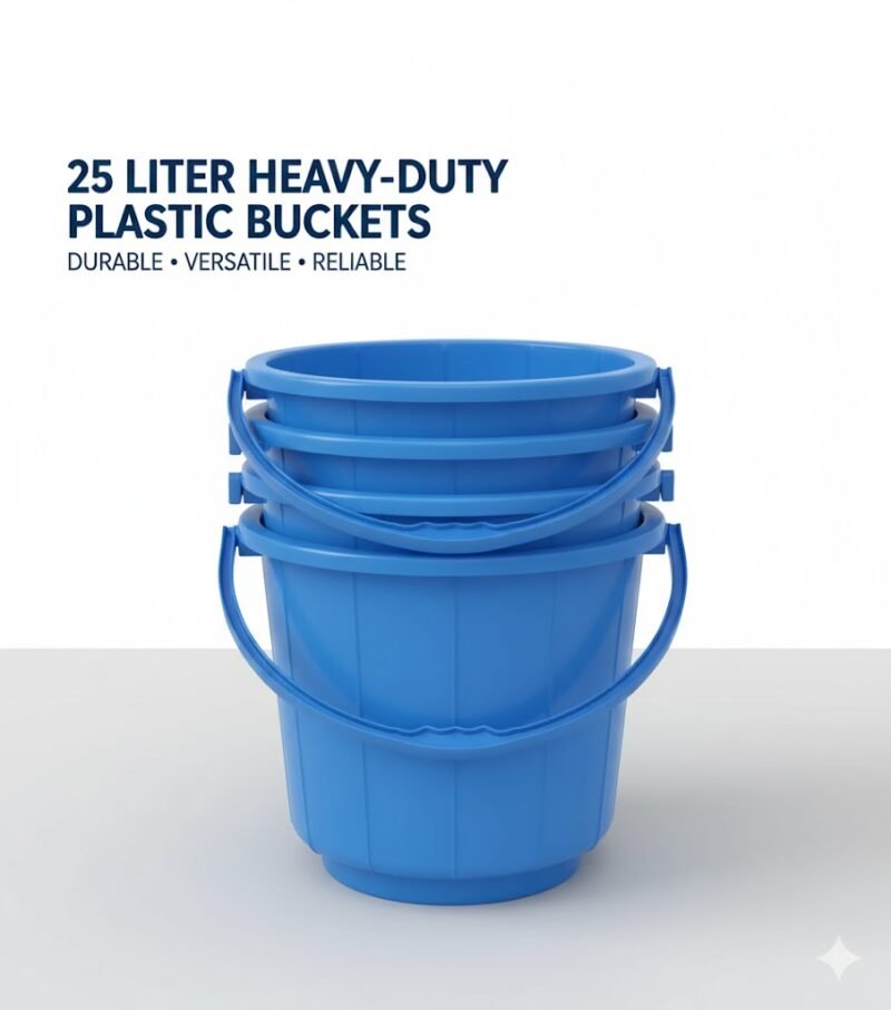 Plastic Buckets(25 Liters) - Mumbai Online Stationery